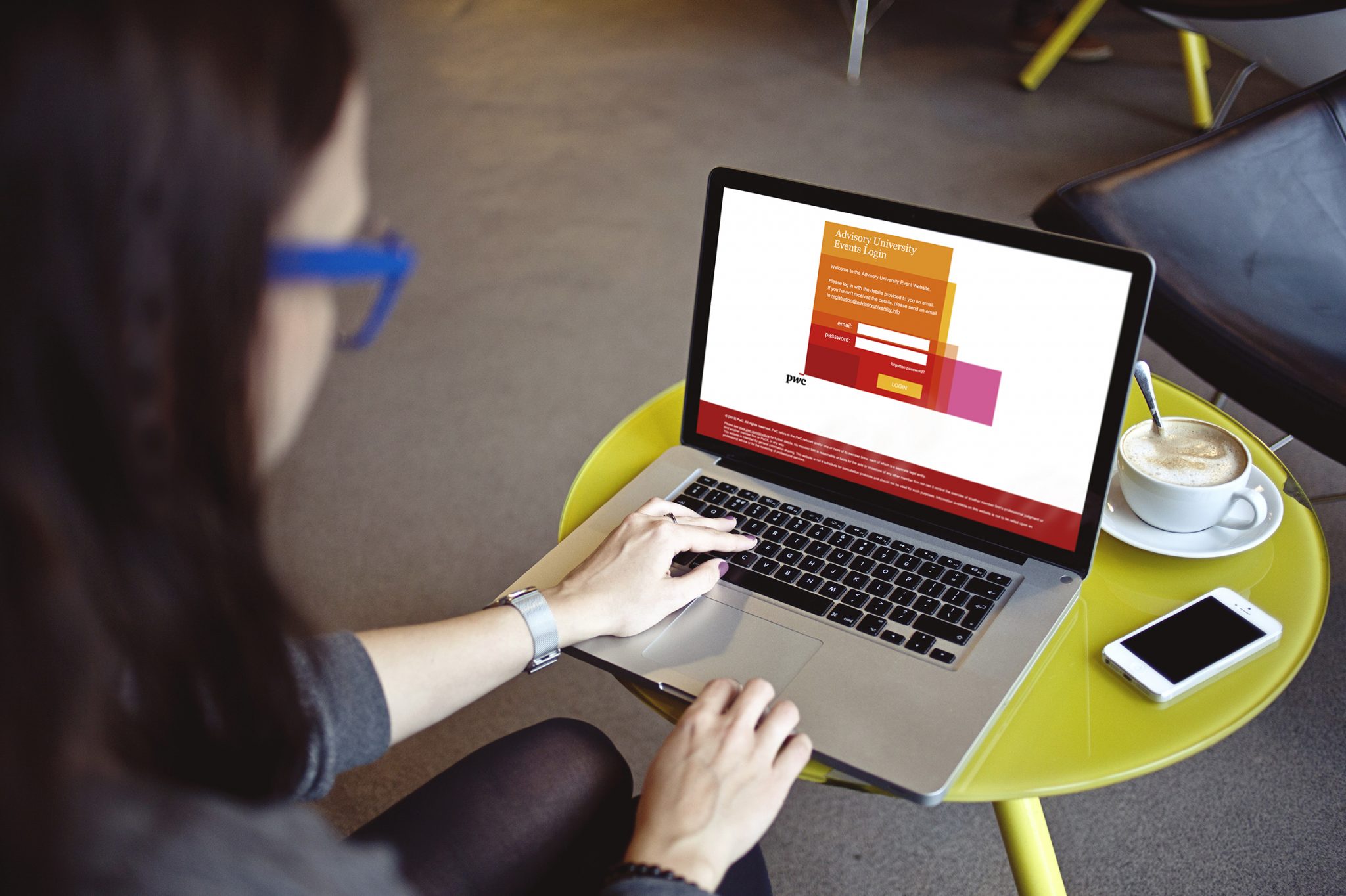 Bespoke website development for PwC