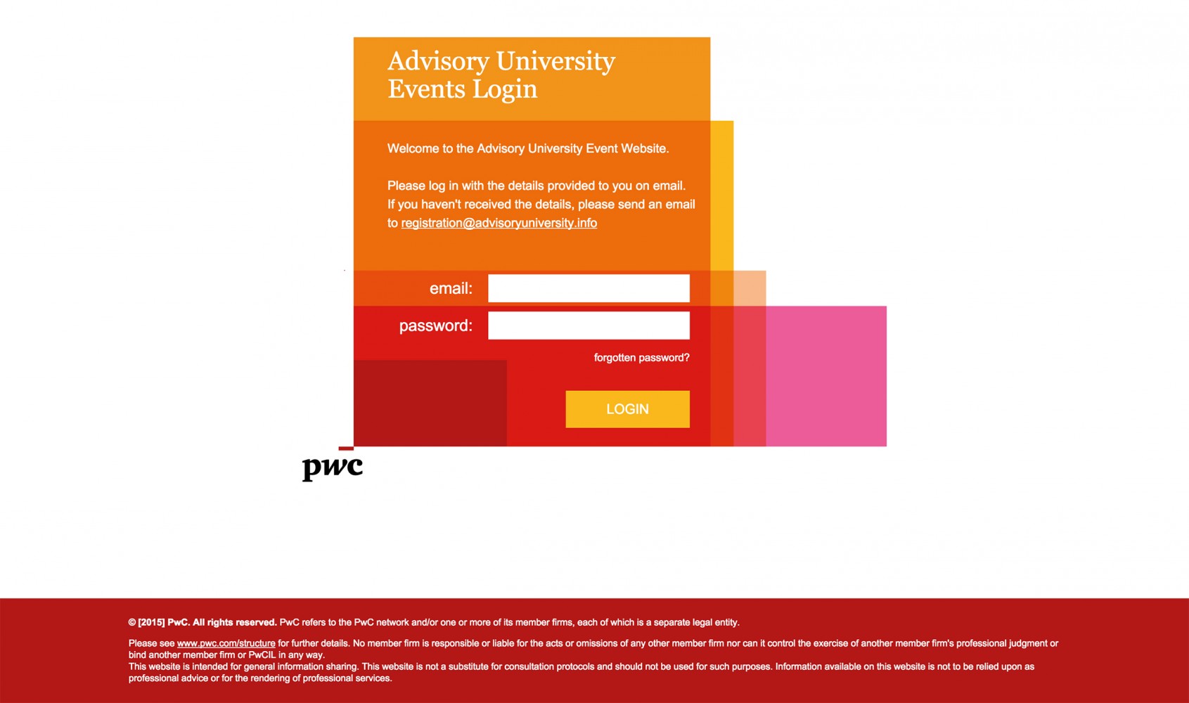 Bespoke website development for PwC